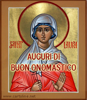 Santa Laura Buon Onomastico