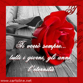 Ti voglio ora, negli anni,...